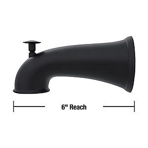 Danco 11080 Tub Spout, No Size, Matte Black