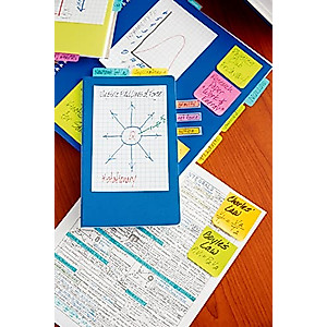 Post-it Super Sticky Notes, 4 in x 6 in, 3 Pads, 2x the Sticking Power, White with Blue Grid Lines, Recyclable (660-SSGRID)