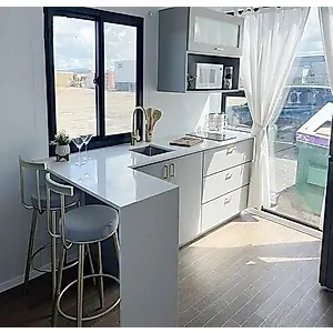 Portable Prefab House, 20FTs, with Bedrooms, Bathroom, Kitchen