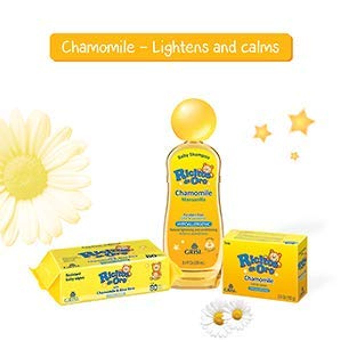 Ricitos de Oro Baby Wipes Baby Wipes with Chamomile Extract and Aloe Vera 80 cont.