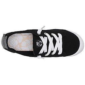 Roxy Women's Bayshore Slip ON Shoe Sneaker, Black/Anthracite 20, 11