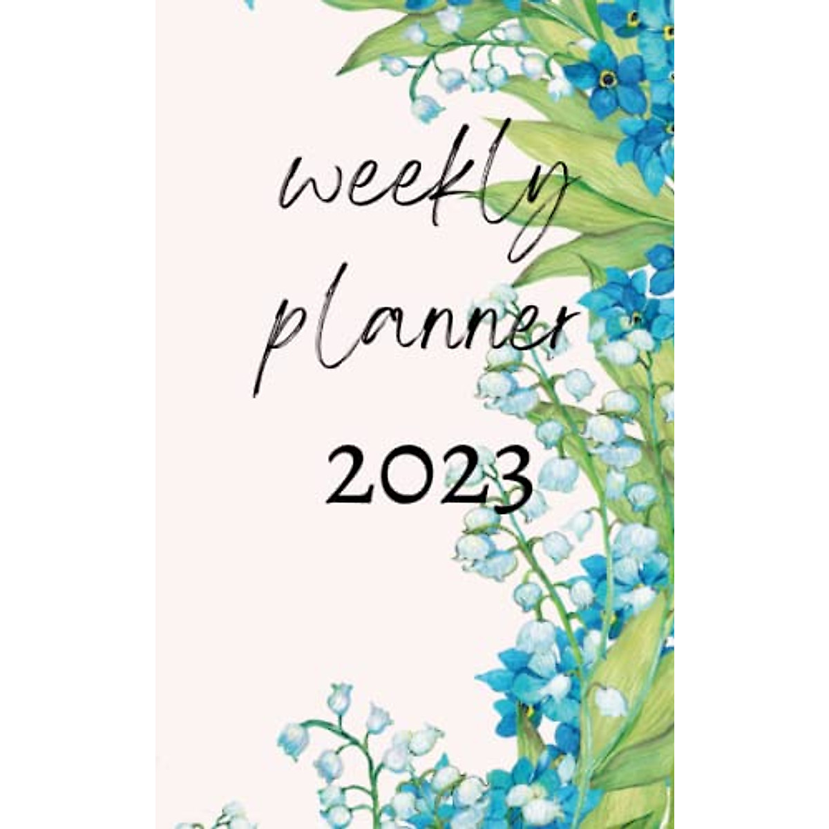 weekly planner 2023-2034: weekly planner 2023-2024,Retro Rose Wildflower Cage Design,simple design with Colorful Colore