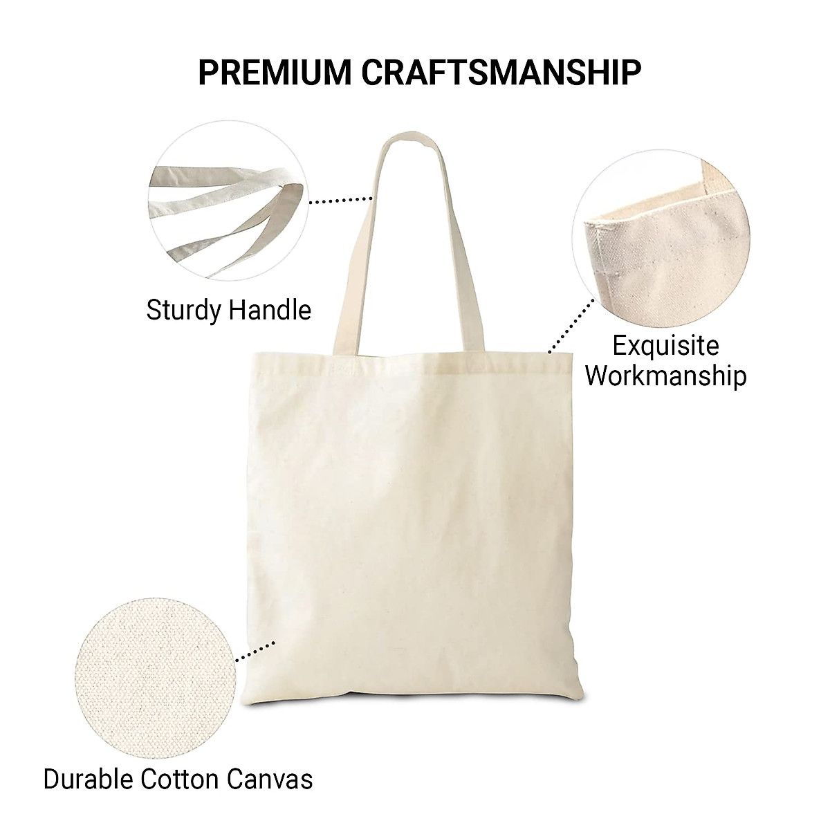 Hyturtle Religious Christian Gifts for Girl Women - Birthday Christmas - Blessed Is She Who Has Believed Canvas Tote Bag