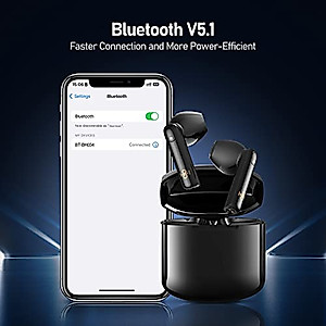 Wireless Earbuds, Gsoemon Qualcomm® aptX™ Deep Bass HiFi Stereo Sound in-Ear Headphones 13mm Driver CVC 8.0 Clear Call Noise Reduction True Wireless Earbuds Bluetooth 5.1 IP5 Waterproof Touch Control