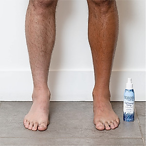 Toma's Total Tan Liquid Spray Instant Sunless Tanner - Whole Body Natural Looking Golden Bronze - Non-Sticky Streak-Free Application Color Guide - Paraben-Free, Tropical Scent - 6 oz