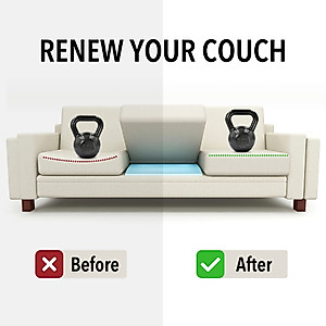 Tromlycs Couch Sofa Cushion Support for Sagging Seat Arched Furniture Seat Under Cushion Sag Repair