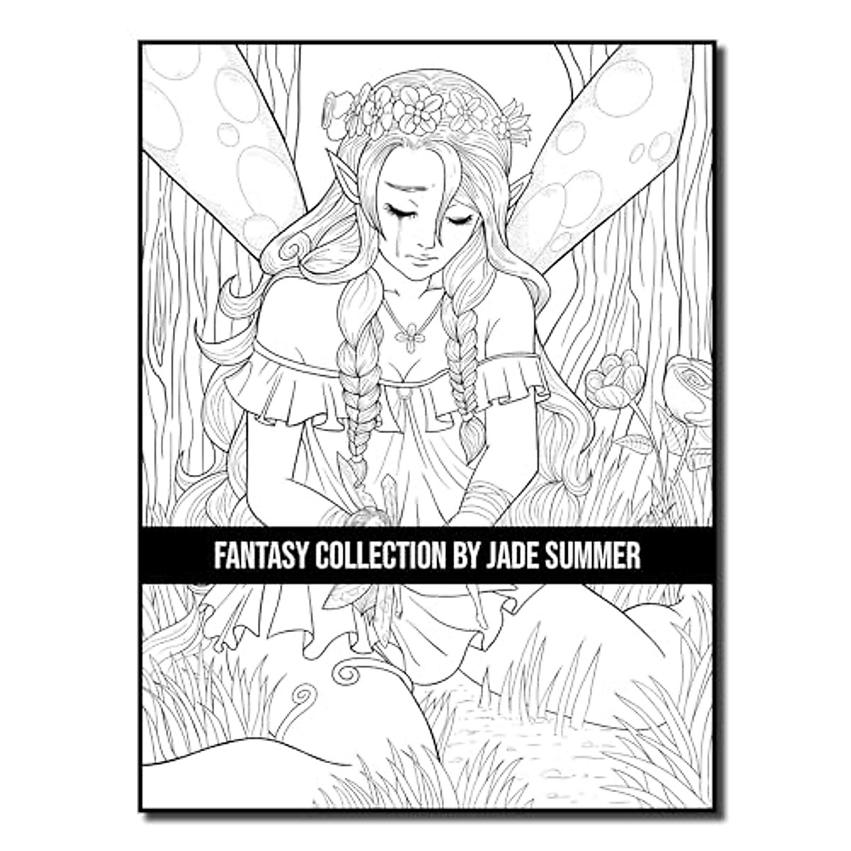 Fantasy Collection: An Adult Coloring Book with 100+ Incredible Coloring Pages of Mermaids, Fairies, Vampires, Dragons, and More!