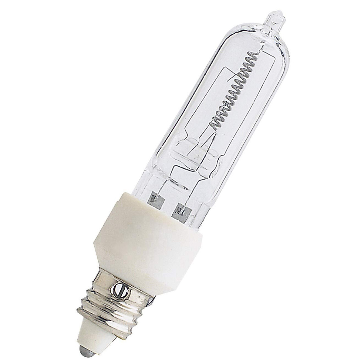 Feit Electric BPQ150/CL/MC/RP 150-Watt Mini Candelabra Base Clear Halogen