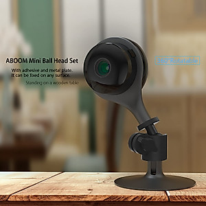 ABOOM (2 Pack) 360 Degree Adjustable Wall Mount Bracket Kit Compatible with Google Nest Cam ，Hole-Free Installation, NOT Included Google Nest Cam