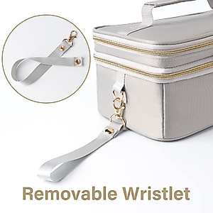 Kadamii Wearable Breast Pump Bag Compatible with Momcozy, Elvie & Medela Pump in Style, Small Portable Container Case Bag for Working Moms, Holds Pump Accessories