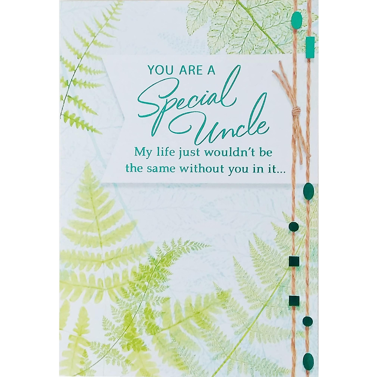 Greeting Card You Are A Special Uncle - You're A Part of So Many Happy Memories - Happy Birthday