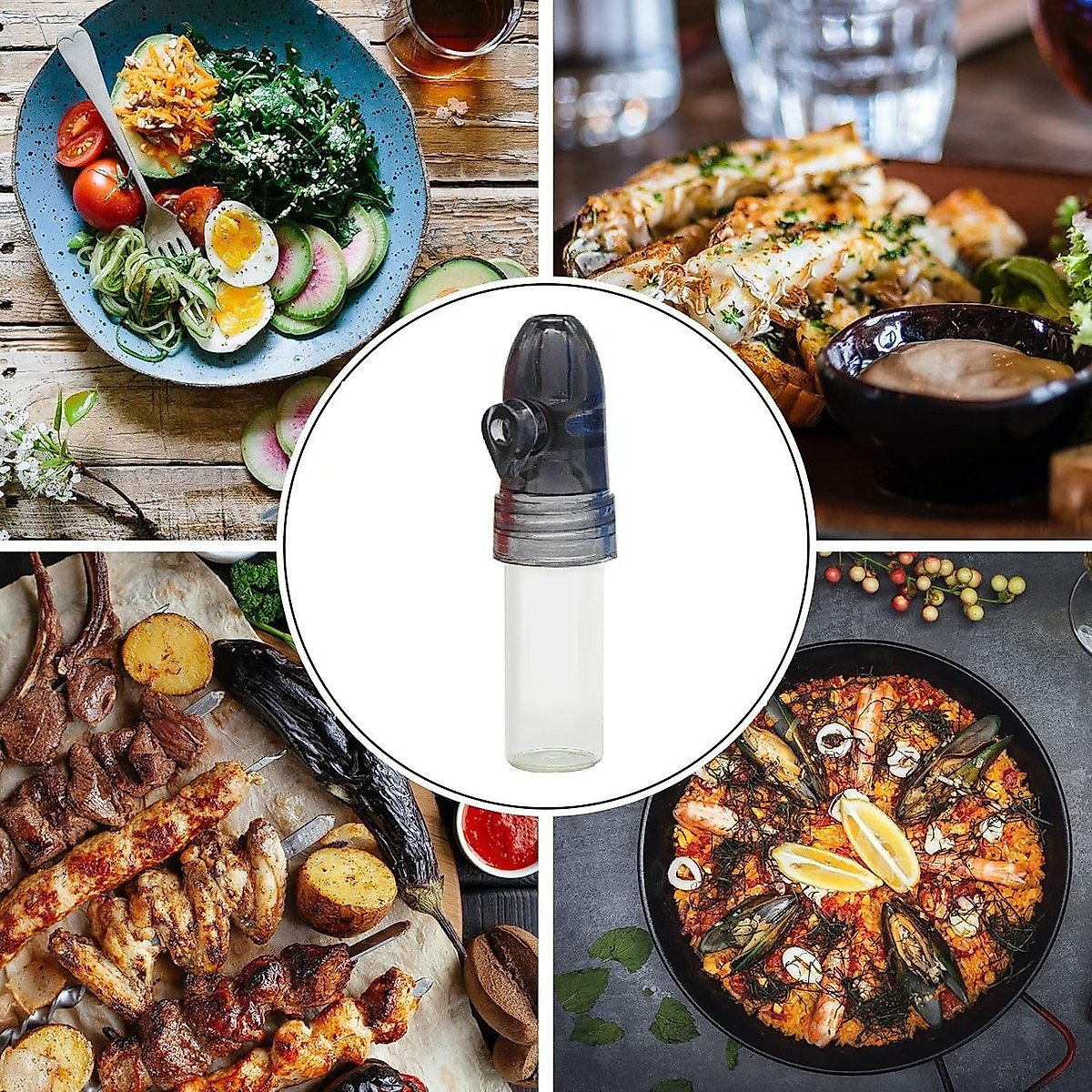 AKIRAMERUNA 6 Pack Leak-Proof Bottle Portable Pepper Shaker Outdoor Camping Travel