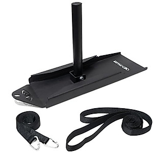 Valor Fitness Snowshoe Workout Sled with Harness and Strap- Strength Conditioning Cross Resistance Football Training-Home Gym ES-SS