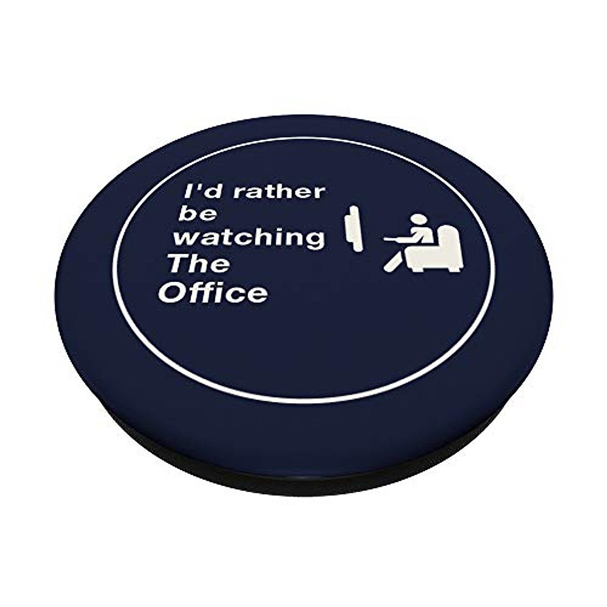 I'd Rather Be Watching The Office With Friends PopSockets Grip and Stand for Phones and Tablets