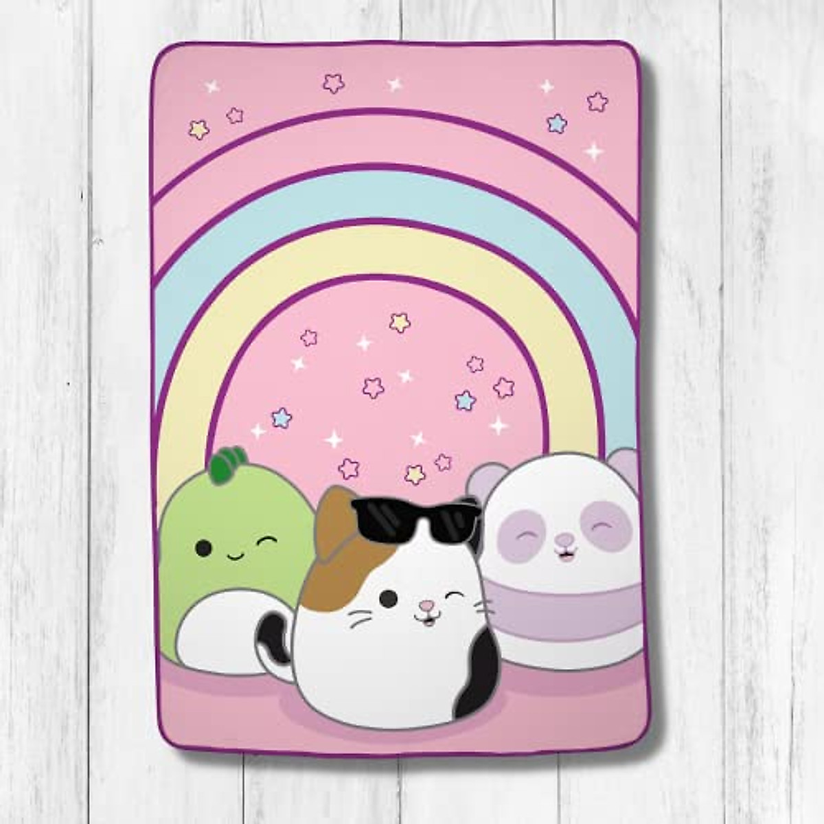 Franco Squishmallows Bedding Super Soft Plush Throw Blanket, 62 in x 90 in