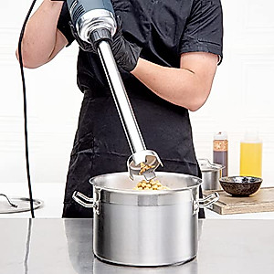 Restaurantware Hi Tek Stainless Steel Blending Shaft - Fits Variable Speed Immersion Blender - 18" - 1 count box,Silver