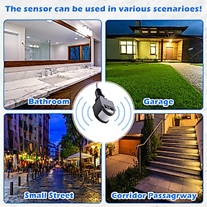 12v Motion Sensor Black Pir Sensor Automatic Infrared Sensor Motion Detectors Light Switch Pir for Wall Indoor Security Activated LED Flood Light(3 Pieces)