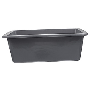 Cabilock Storage Bins Plastic Car Storage Bin White Boxes Bus Box Multipurpose Bus Tub Tote Box with Handles Household Storage Box Tote Bag Storage Basket Grey Multifunctional Storage Box
