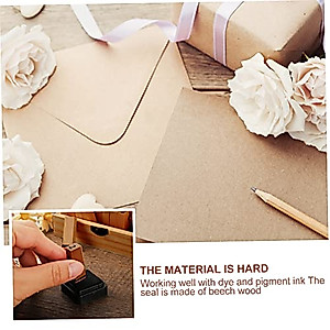 Alphabet Stamps 1 Box English Alphabet Stamp Stampers for Retro Decor Suit DIY Wooden Alphabet Stamps for Letter Wood Brown Wooden Scrapbook Seal Stamps Set English Letters Stamps