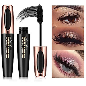 Secret Xpress Control 4D Silk Fiber Lash Mascara, Lengthening and Thick, Volume, Long Lasting, Smudge-Proof, All Day Full, Long, Thick, Smudge-Proof Eyelashes