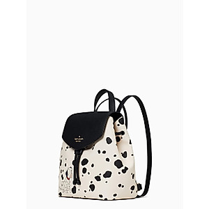Kate Spade New York Lizzie Medium Flap Backpack (Parchment Puppy)