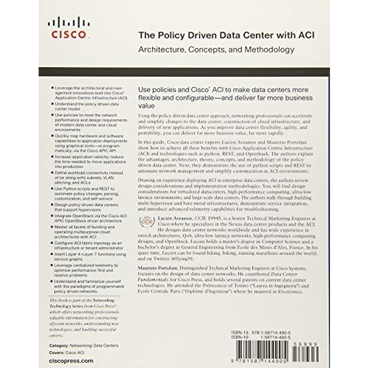 Policy Driven Data Center with ACI, The: Architecture, Concepts, and Methodology (Networking Technology)