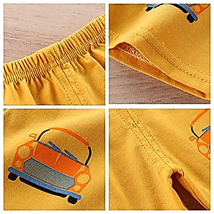 sharely sheep SharelySheep Baby Boys Elastic Waist Dinosaur Cotton Shorts Toddler Kids Pants, T9, 2T