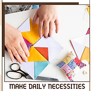 Breling 20 Pcs 10x10 Inch Cotton Fabric Bundle Squares Precut Fabric Squares for Sewing Making Quilts for Craft Lovers (White)