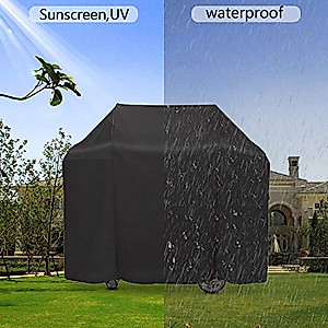 only fire Gas Grill Cover, Waterproof Outdoor BBQ Cover Replacement for Weber 7139 Spirit II 300 and Spirit 300 Gas Grills, 51”L X 17.8”W X 42”H