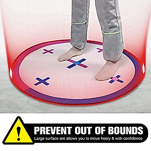 VR Mask and VR Mat Bundle for Oculus Meta Quest 2 Sweat Guard and Floor Mat Keeping You in Your Play Area