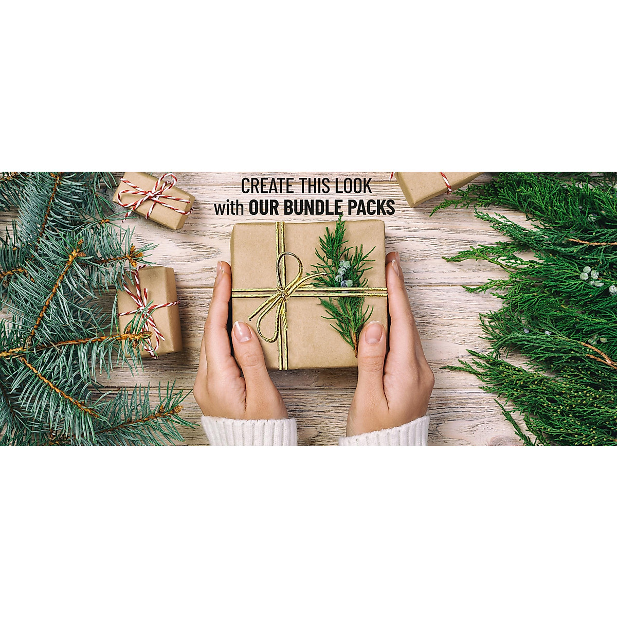 Stretch Loops for Crafts and Easy Gift-Wrapping (16 Inch, Gold)