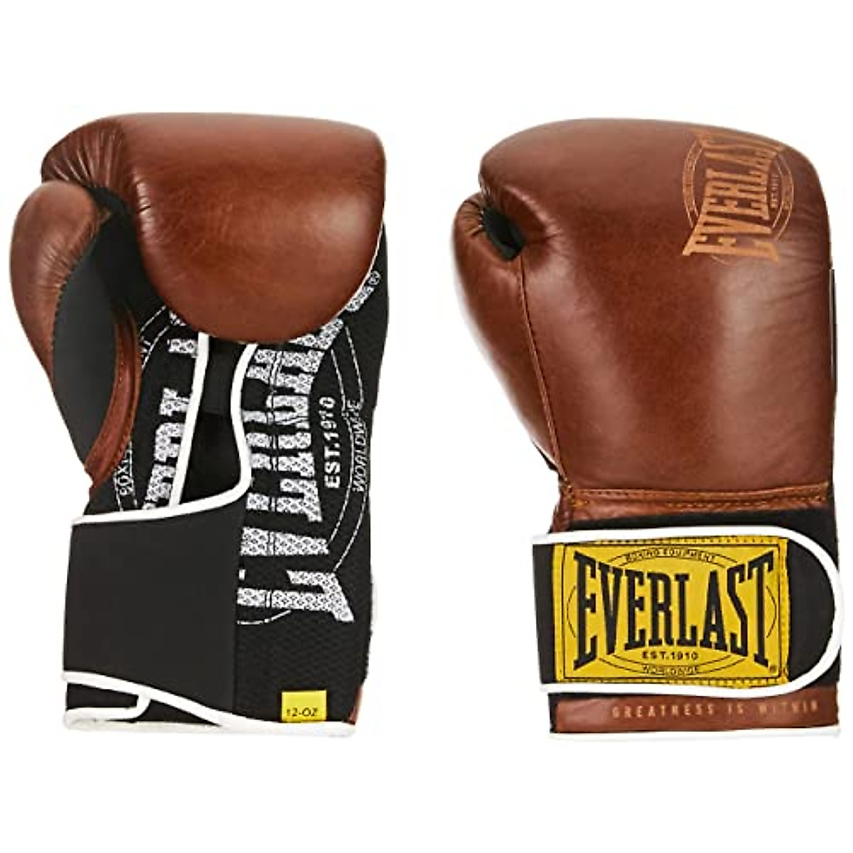 Everlast P00002502 1910 Classic Training Glove Brown 14OZ