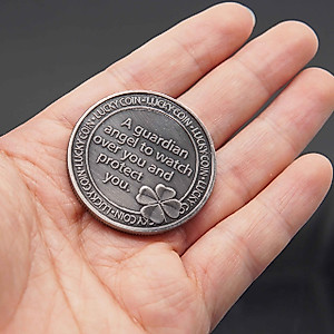 KANGHE Guardian Angel Medal Lucky Coin Good Luck Commemorative Gift