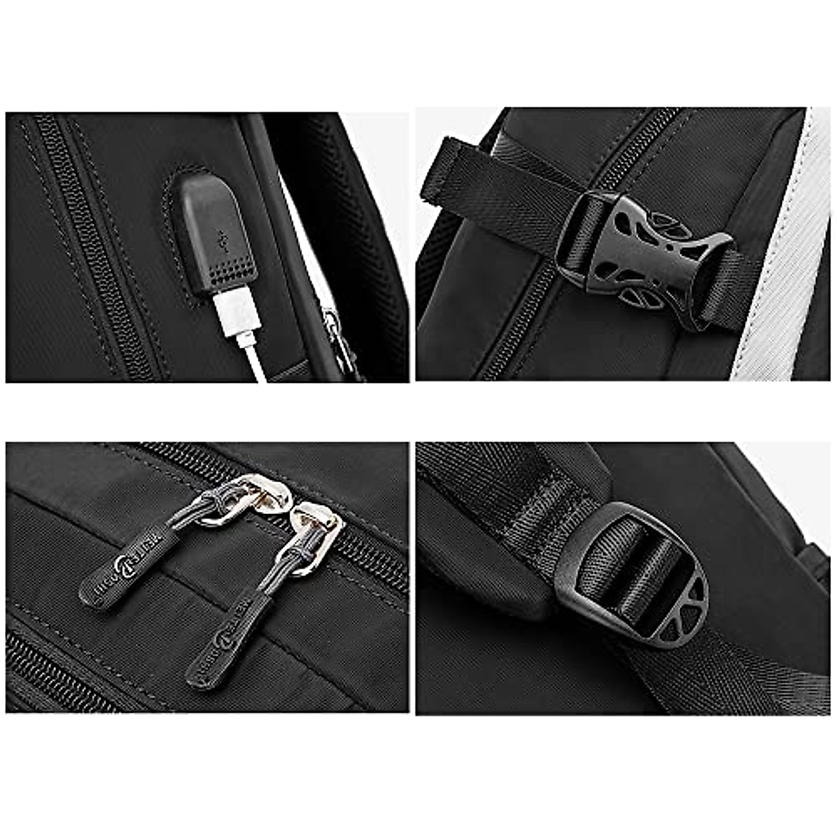 TPSTBAY Anime Casual Daypack Cartoon Travel Bookbag Oxford Laotop Backpack with USB Port Shoulder Bags For Women,Men(23)