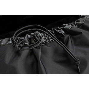 Attwood 11776-5 Kayak Nylon Spray Skirt with Mesh Storage Bag, Black