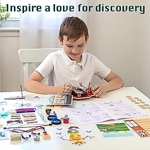 ButterflyEdufields STEM Robotics Projects Kit 10in1 Robots with Sensors for Ages 8-12 Electronics Engineering Kit with Circuit Board for Kids | Homeschooling | 50+ Parts