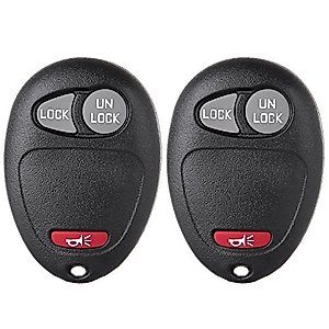 ECCPP 2X Key fob Replacement for Chevy Colorado Venture for GMC Canyon for Hummer H3 H3T for Isuzu i-280 i-290 I-350 i-370 L2C0007T 9364556-4575 10335582-315MHZ