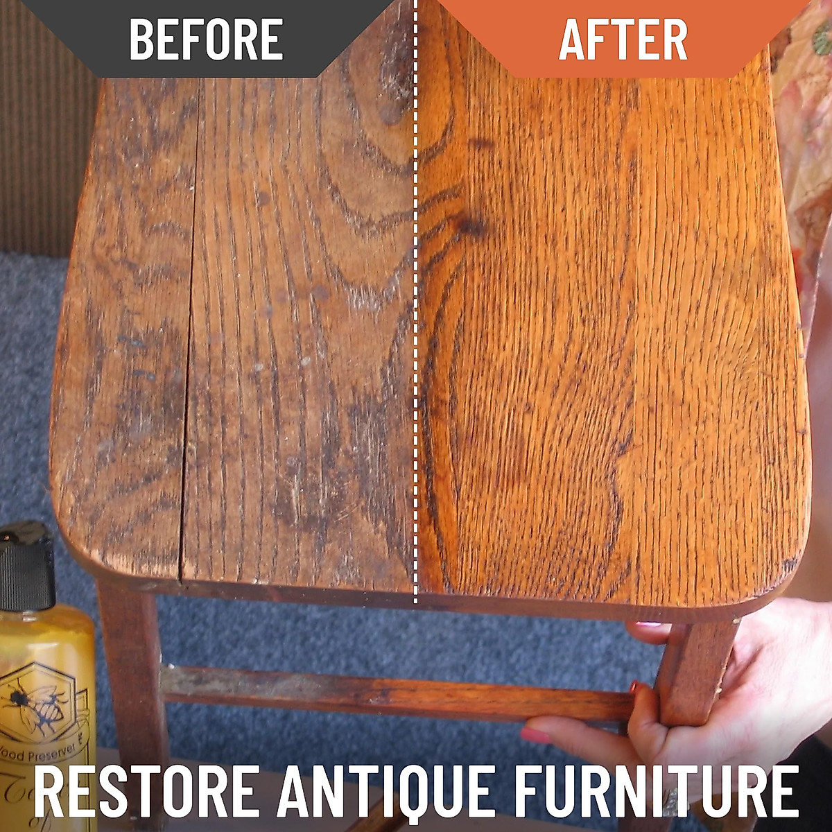 Touch Of Beeswax Wood Conditioner and Polish 16 Ounce | Waxes and Preserves Wood Beautifully