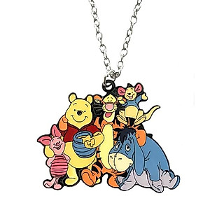 JDHFJFH Metal Anime Pendant Necklace for and Women (1)