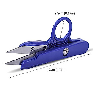 UCEC 12 Packs Yarn Scissors Fabric Scissors Embroidery Scissors, Mini Small Snips Trimming Nipper, Great for Stitch,DIY Supplie