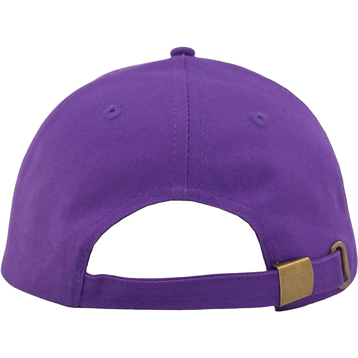 TSSGBL Classic 100% Cotton Structured Baseball Hats Adjustable Men Women Plain Blank Basic Team Workout Ball Caps -Purple