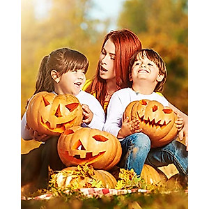 Greatever Halloween Pumpkin Carving Kit,Professional and Heavy Duty Stainless Steel Tools,Pumpkin Carving Set with Carrying Case(7pcs)