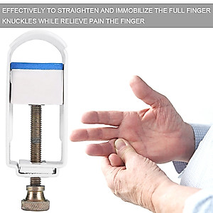 ZJchao Finger Straightener, Splint Brace Corrector Support Hand Finger Arthritis Injury Pain Relief Holder Fingers Extended Finger Fixed Rehabilitation Assist Tool Finger Corrector Pressing Device