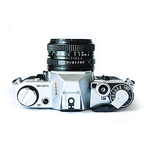 Vintage Canon AE-1 35mm SLR Camera with 50mm 1:1.8 Lens (Renewed)