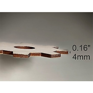 Wooden Gear Set up to 5.9" Unfinished Crafts & Decorations Steampunk Design DIY Paint the Gears Craft Supplies