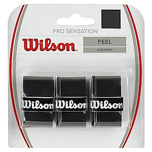 WILSON Pro Overgrip Sensation Thin Overgrip 3 Pack in White