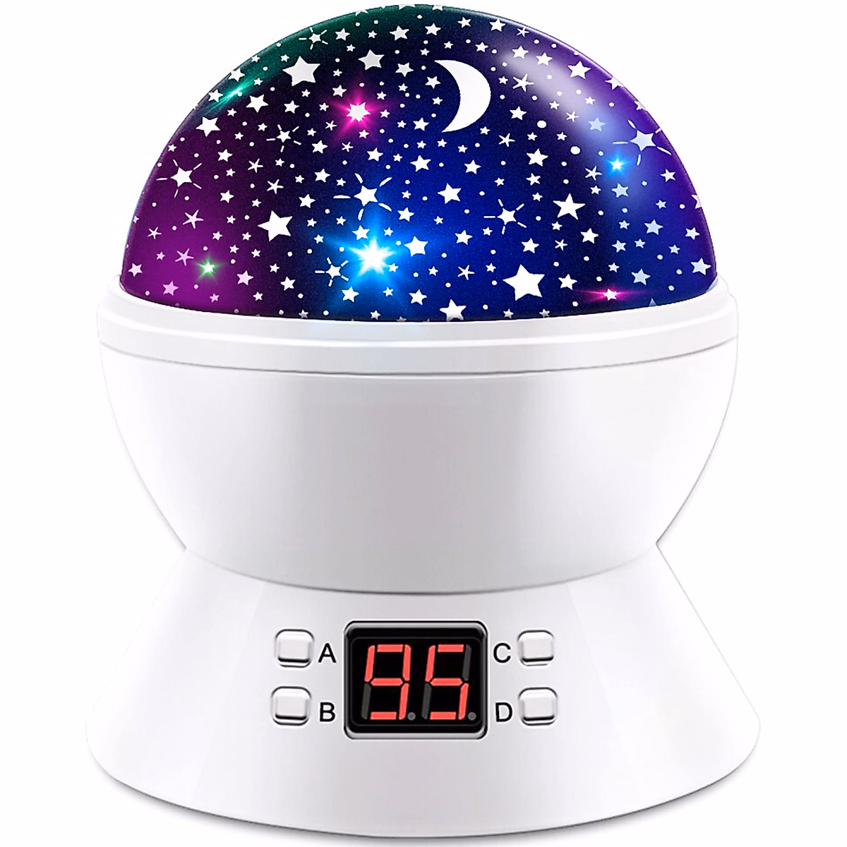ANTEQI Star Night Lights Projector for Kids Star Glob Projection Nightlight with 17 Projection Modes and Timer for Baby Bedroom Ceiling Decor
