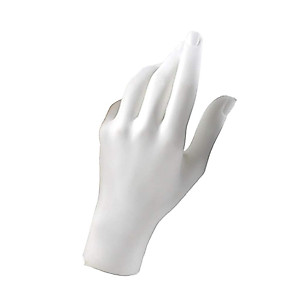 KODORIA Female Hand Mannequin Hand Jewelry Bracelet Ring Gloves Display Organizer Stand - White L