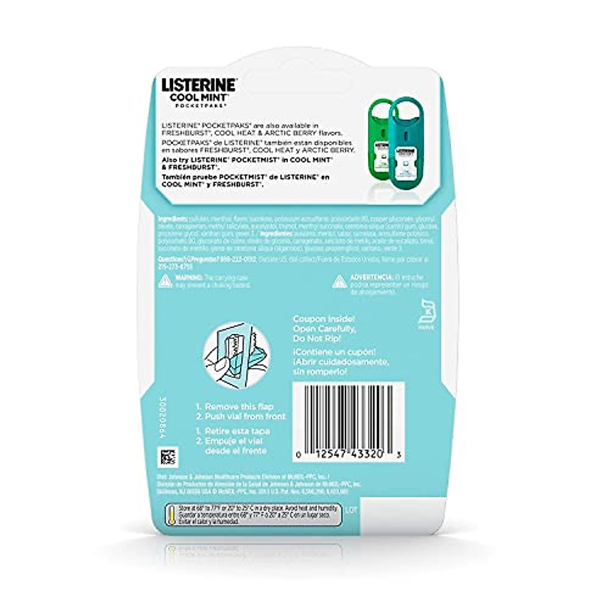 Listerine Cool Mint Pocketpaks, 24 count (pack of 6)