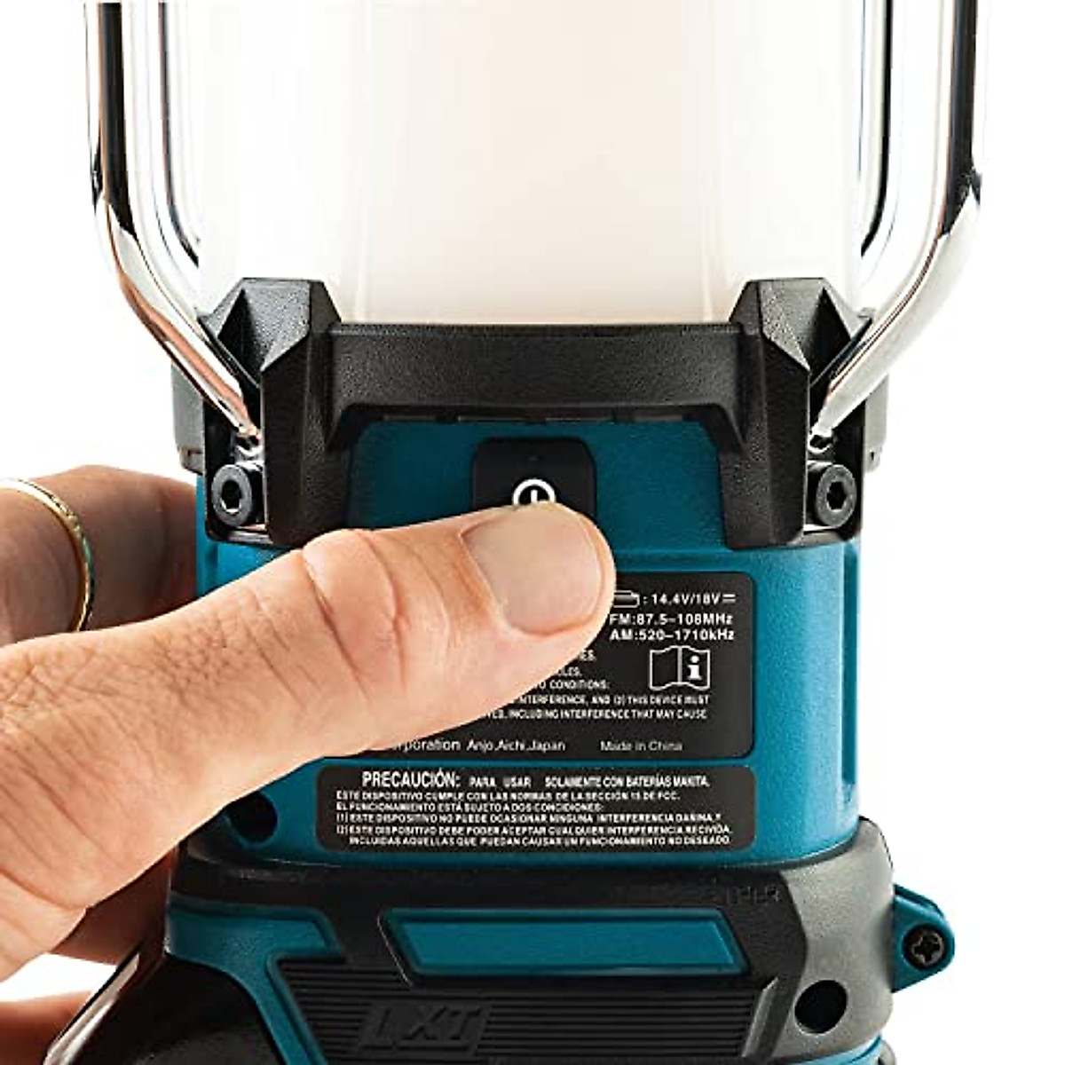 Makita XRM12 18V LXT® Lithium-Ion Cordless Lantern with Radio, Tool Only